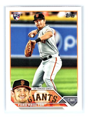 2023 Topps Baseball #472 Ford Proctor Rookie RC San Francisco Giants | eBay