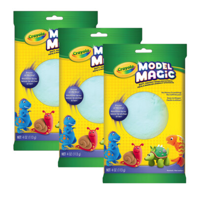 3x Crayola Kids/Childrens Creative Modeling Magic Squishy 113gms ...