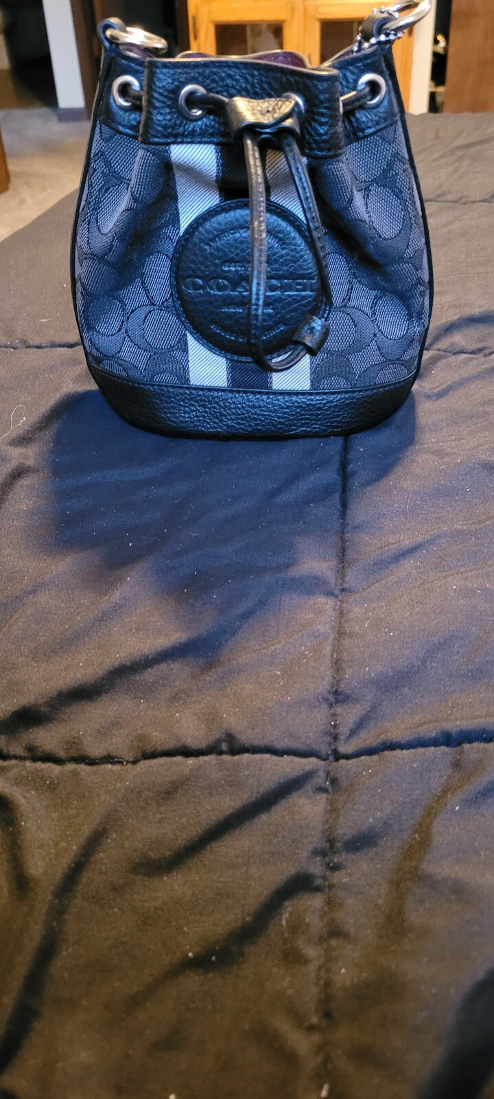 Coach Mini Dempsey Drawstring Bag - Gem