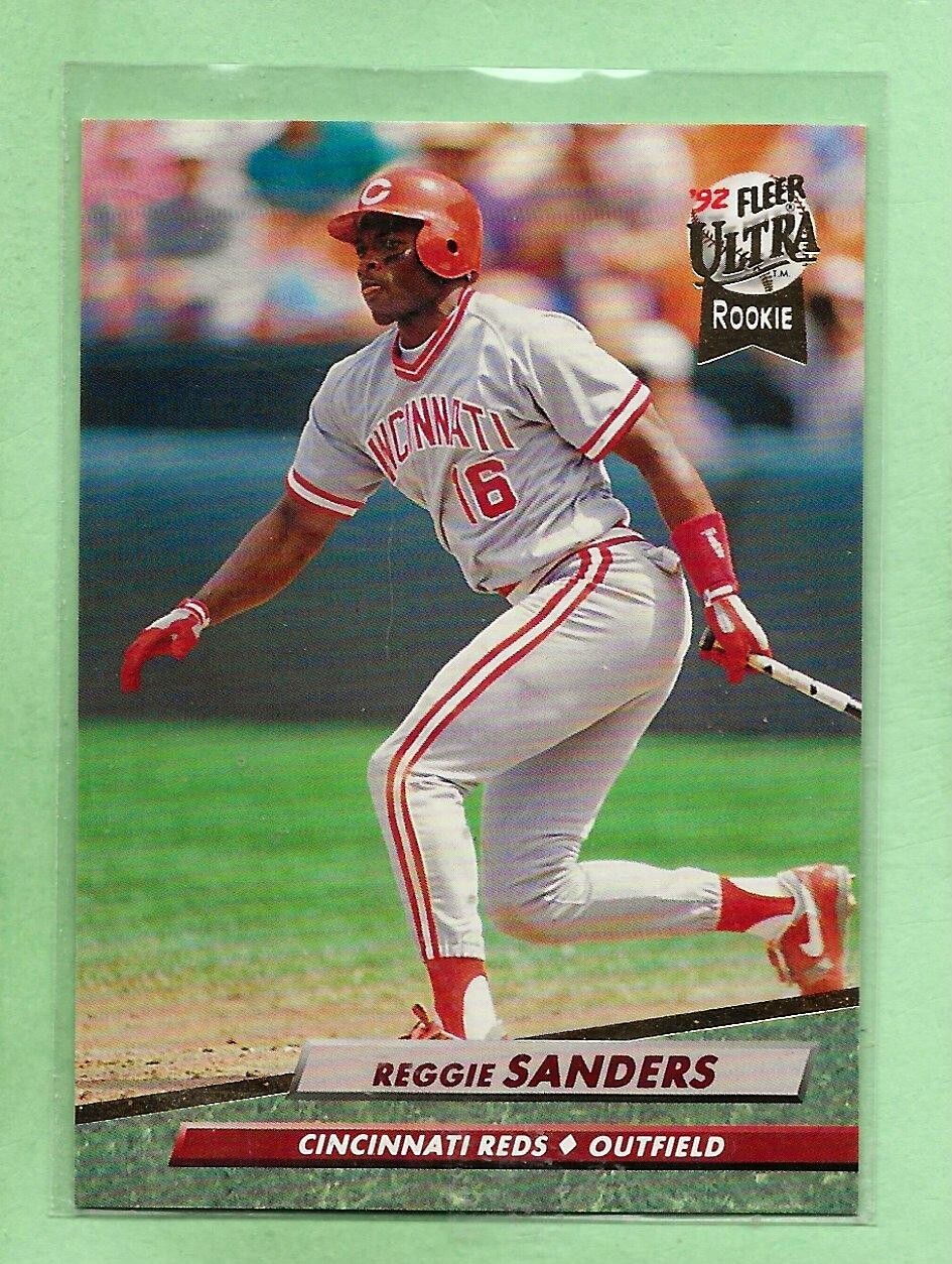 REGGIE SANDERS - 1992 Fleer Ultra "Rookie" - #486 - Reds - Comb ...