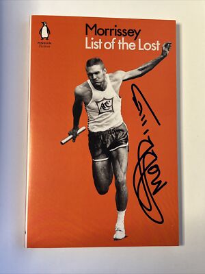 Morrissey of The Smiths Autographed List of the Lost book Very Solid ...