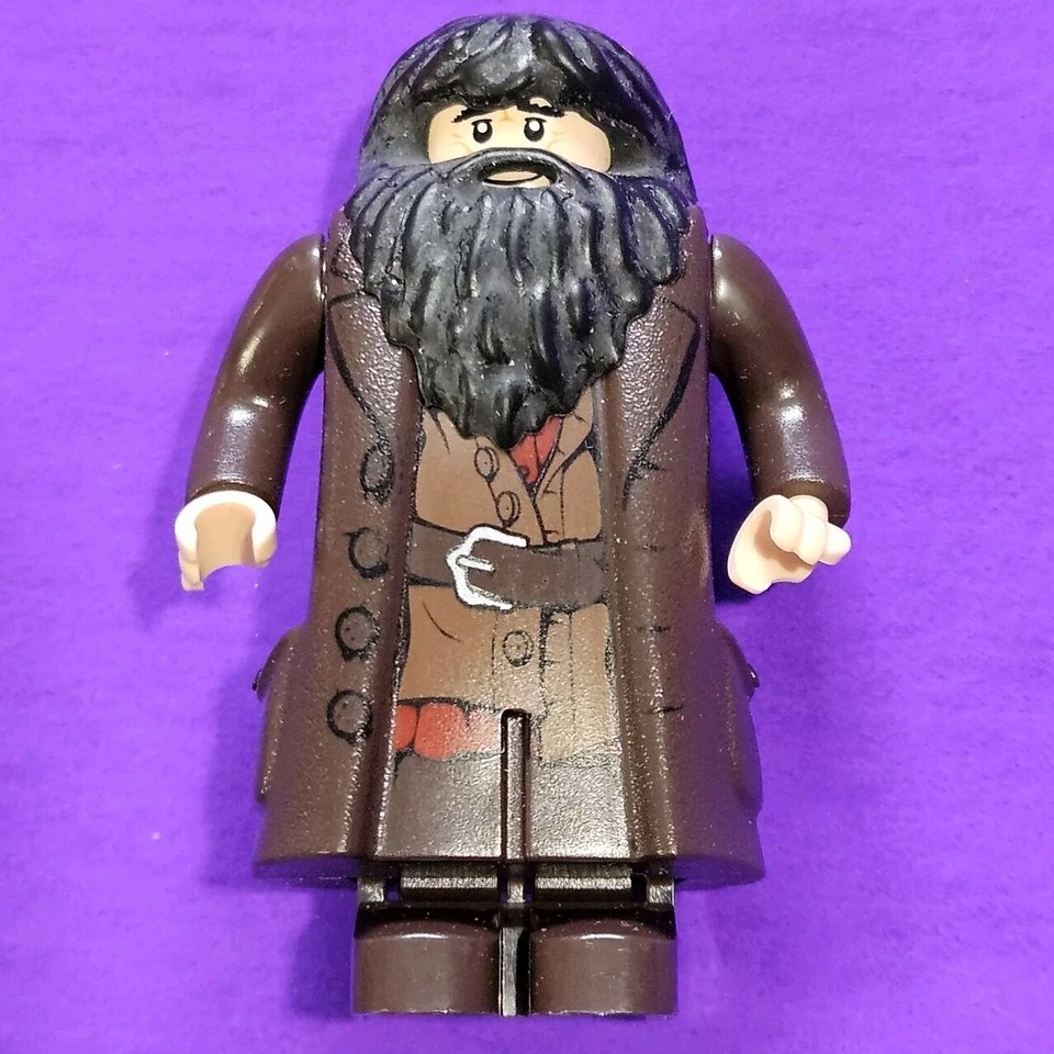 Lego Harry Potter Rubeus Hagrid Minifigure Sorcerer's Stone Goblet Of ...