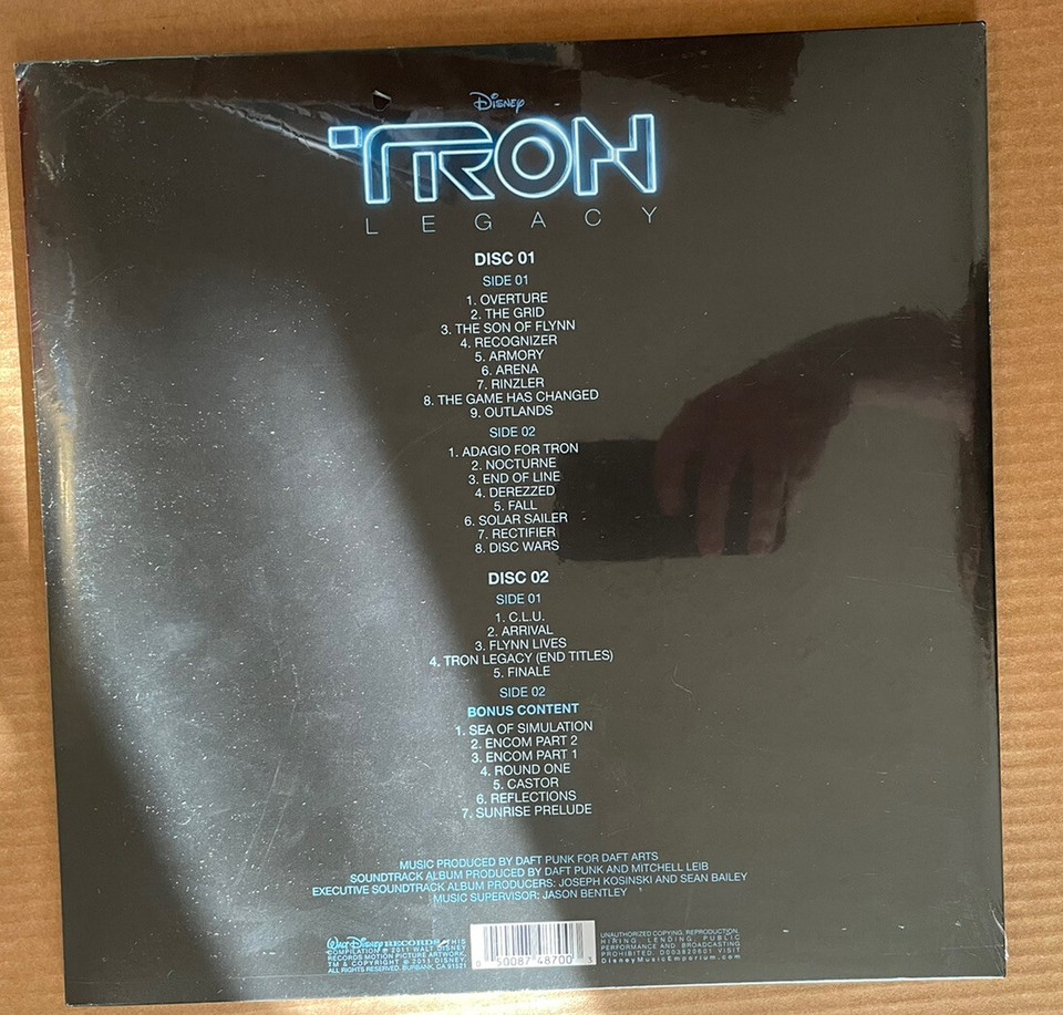 Tron Legacy LP x2 vinyl feat Daft Punk Target exclusive color ...