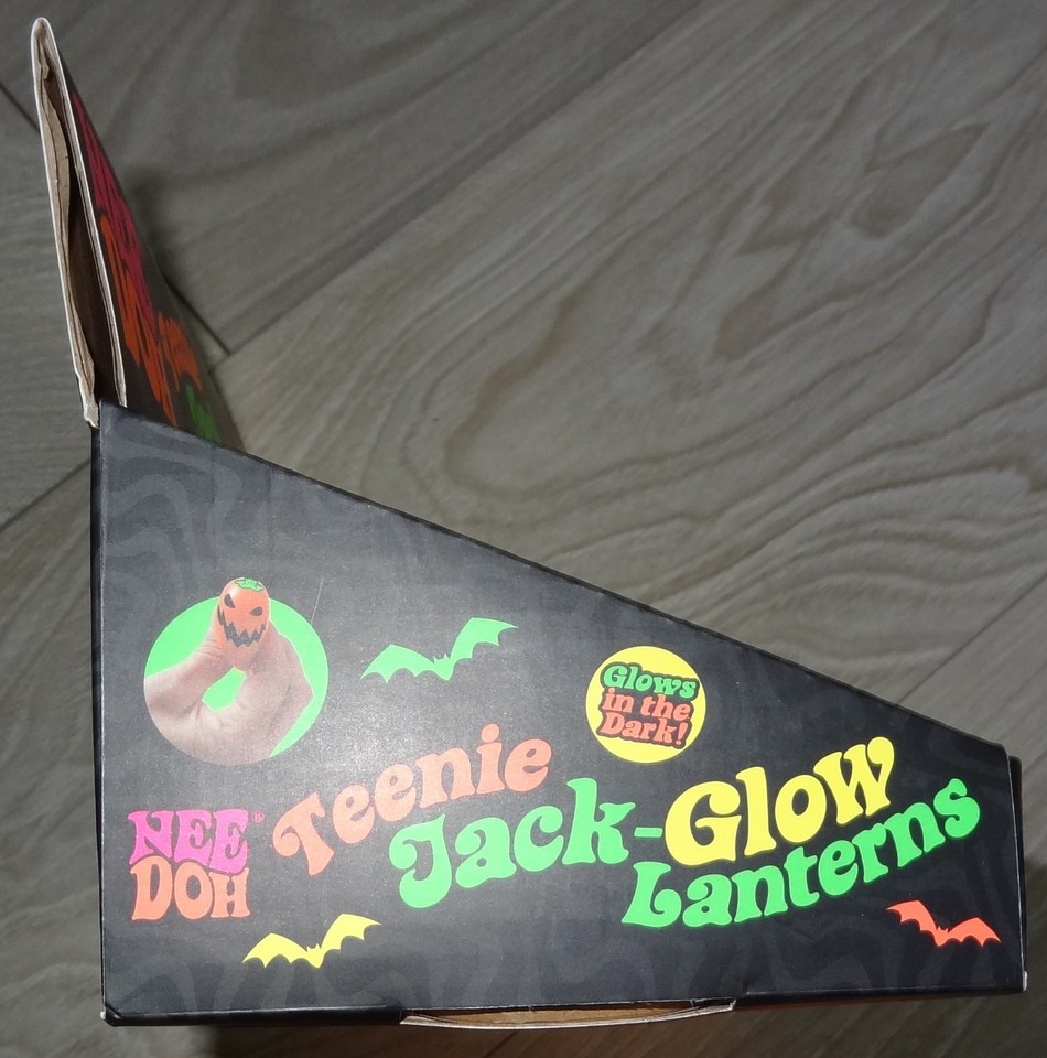 Store Display Box EMPTY Cardboard NeeDoh Teenie Jack-Glow Lanterns Nee ...
