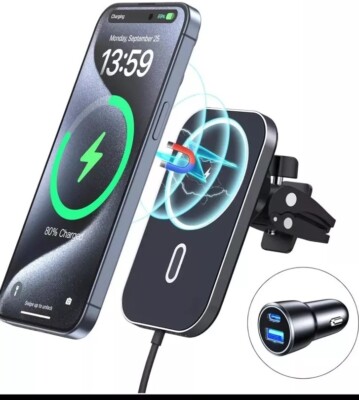 New Sealed - Choetech MagLeap Magnetic Wireless Car Charger (Package ...