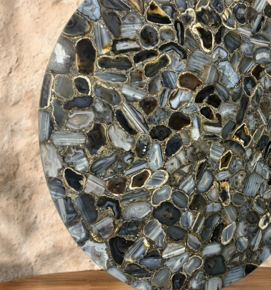 Agate Table Top , Agate Coffee Table, Living Room Table , Custom Dining ...