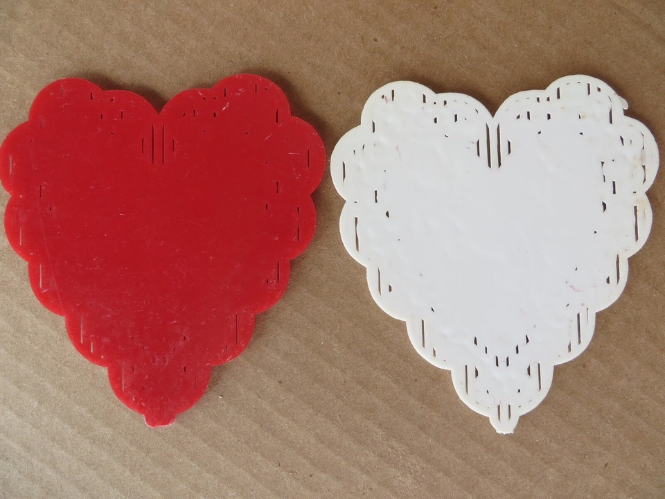 VTG LARGE Cake Topper To My Valentine Gift Plastic Hearts NEW Old Stock ...