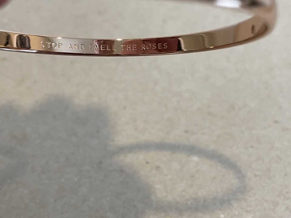 Kate Spade “Stop And Smell The Roses” Bangle Bracelet | eBay
