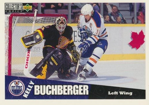 1996-97 Collector's Choice #94 KELLY BUCHBERGER - Edmonton Oilers | eBay