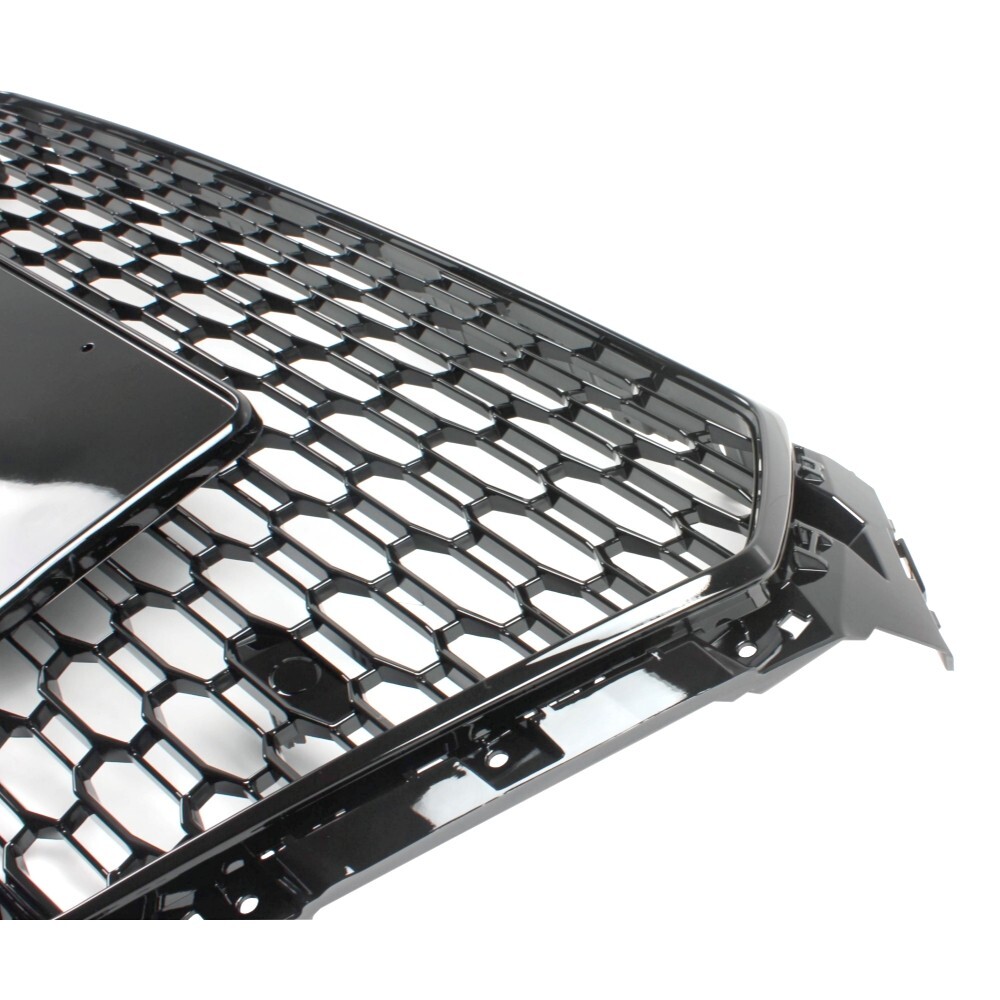 Fits 2017-2019 AUDI A4 S4 B9 Front Grill Grille Honeycomb Glossy Black ...