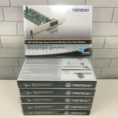 Trendnet Modem TFM-PCIV92A 56K High Speed Internal PCI Data Fax Modem ...