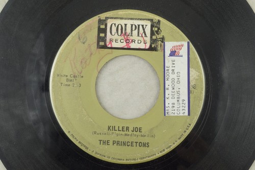 The Princetons - Colpix 45 RPM - Killer Joe / Georgianna K4 | eBay