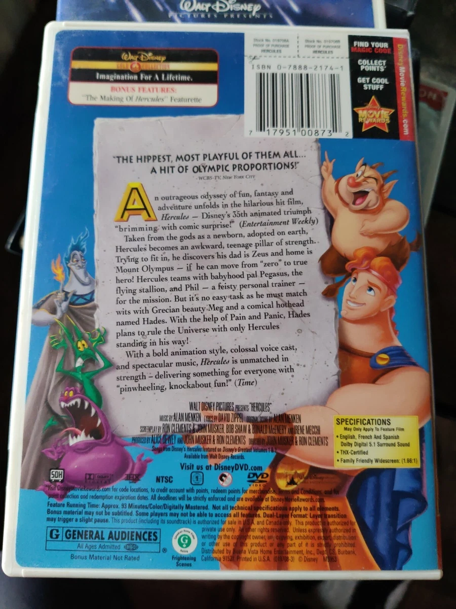 Hercules Dvd Menu