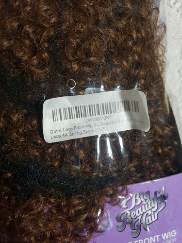 Outre Lace Front Synthetic Wig Big Beautiful Hair 4A Spring Spiral ...