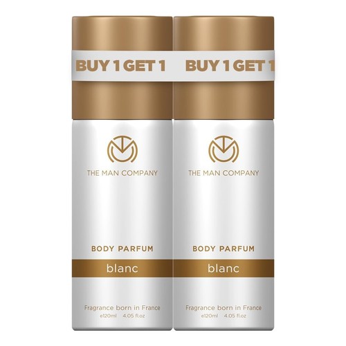 The Man Company B1G1 Blanc Body Perfume for Men - 120ml Each Pack of 2 ...
