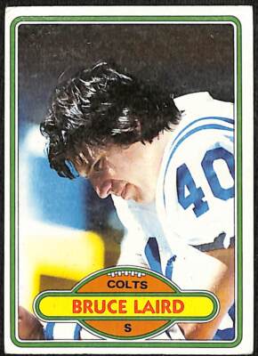 1980 Topps Bruce Laird #447 Baltimore Colts | eBay