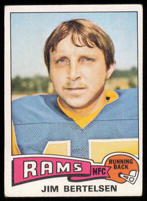 1975 Topps #121 Jim Bertelsen Los Angeles Rams | eBay