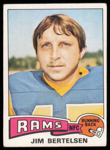 1975 Topps #121 Jim Bertelsen Los Angeles Rams | eBay