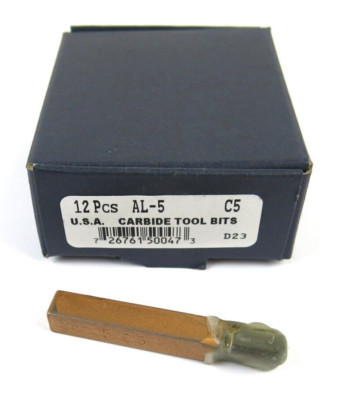 12pcs ACT AL-5 LH C5 Grade Carbide Brazed Lathe Tool Bits 5/16" x 5/16 ...