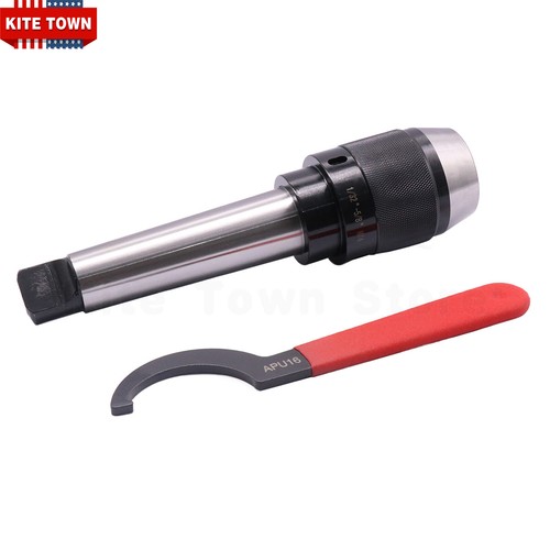 1/32" - 5/8" Keyless Drill Chuck with Morse Taper 4 MT4 Integral Shank ...