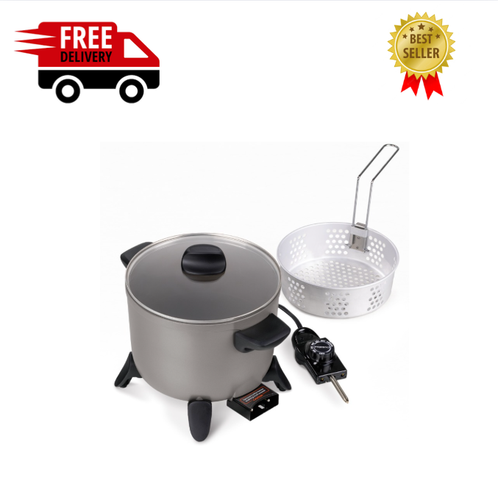 Electric Deep Fryer Dual Daddy Cooker Home Kitchen Countertop Fries | eBay