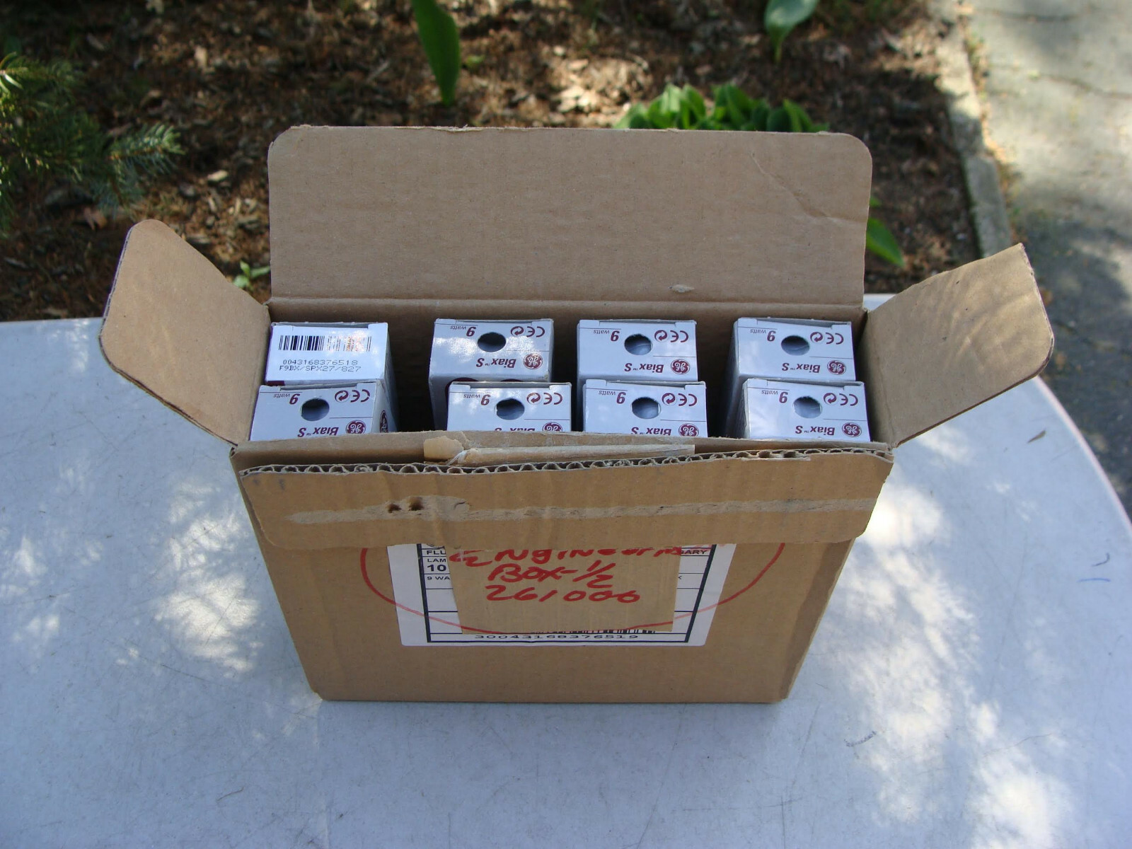 Lot of 8 - GE F9BX/SPX27/827 9W=30W 2 Pin T4 Compact Fluorescent Light ...