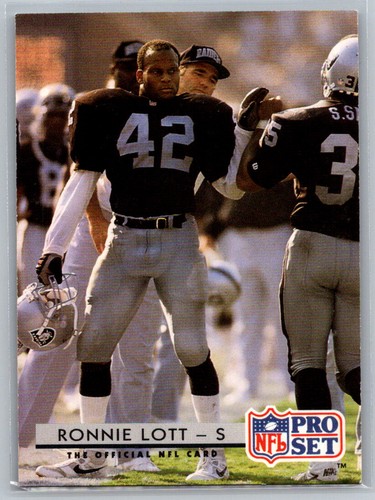 Ronnie Lott 1992 Pro Set FACT Mobil #212 Los Angeles Raiders | eBay