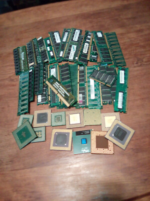 31 STICKS COMPUTER MEMORY PLUS 12 CPU's for Scrap | eBay