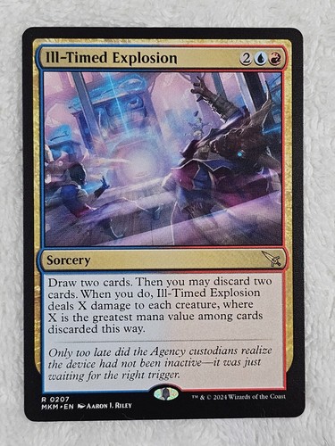 MTG Ill-Timed Explosion #207 Murders at Karlov Manor Magic Card Rare NM ...