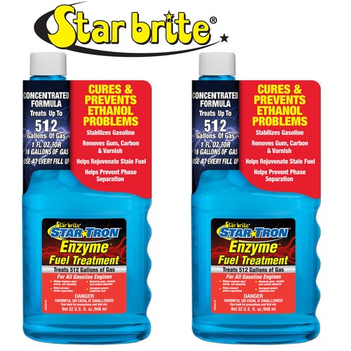 2-Pack Star Brite Star Tron Enzyme Fuel Treatment Concentrated Gas ...