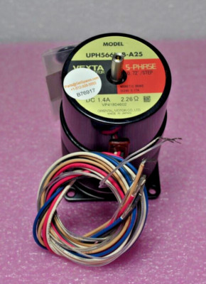 UPH566H-B-A25 / STEPPING MOTOR 5PHASE DC 1.4A 2.26 2-39-44434 SCREEN ...