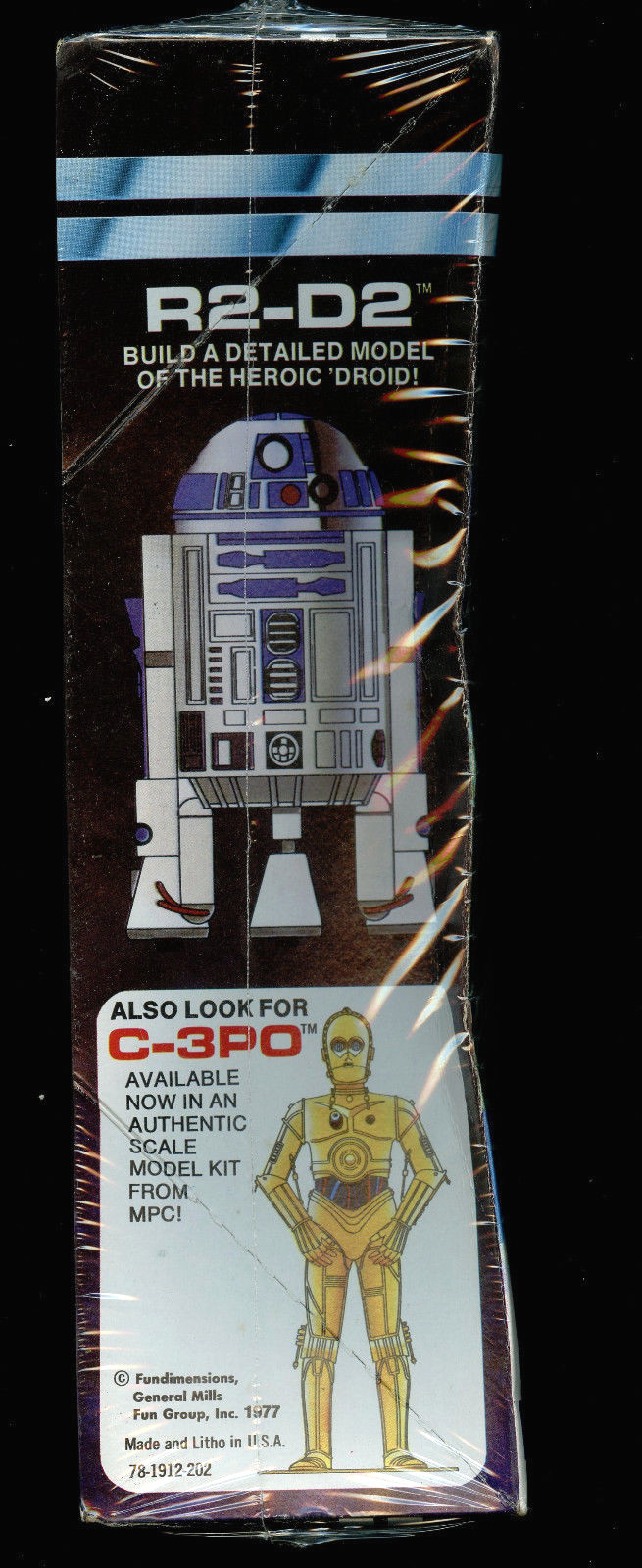 Star Wars MPC Authentic R2-D2 Vintage 1977 Model Kit 1-1912 New (ARTOO ...