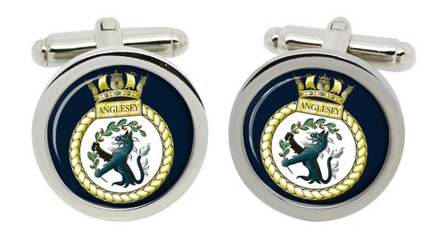 HMS Anglesey, Royal Navy Cufflinks in Box | eBay