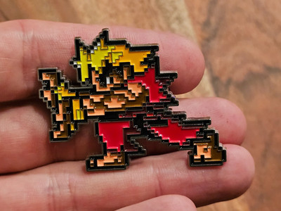 B1 Street Fighter Retro Ken Pin Pixel Capcom Hadouken | eBay