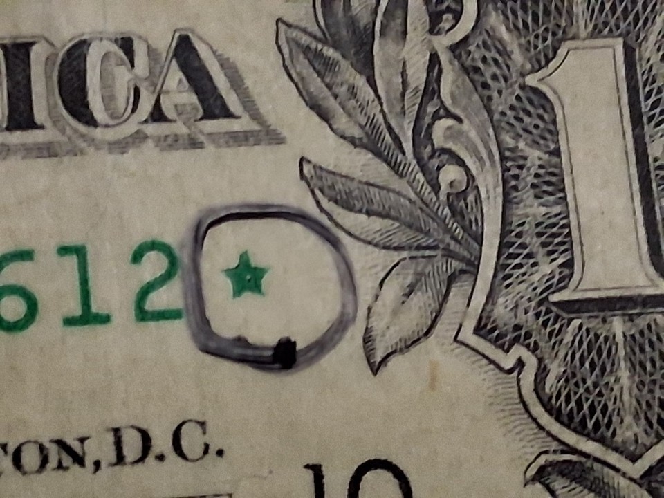 $ 1 DC Duplicate Serial NUMBER STAR NOTE B. | eBay