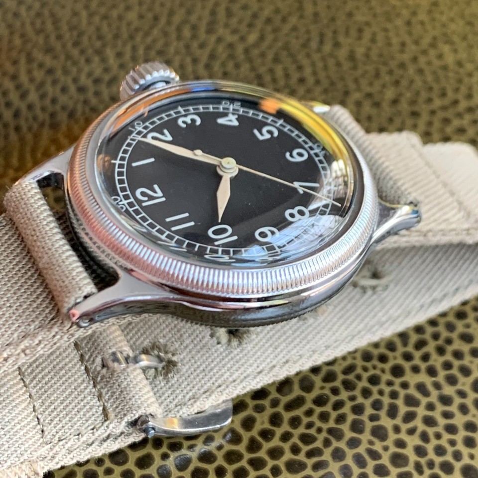 1943 Bulova A-11 U.S. Military WWII 10AK Hack US Military Wristwatch ...