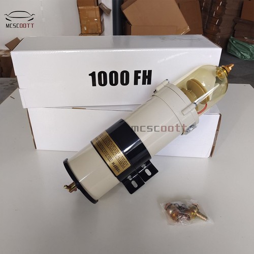 1X Parker Racor Fuel Filter/Water Separator Filter Assembly 1000FH10 ...