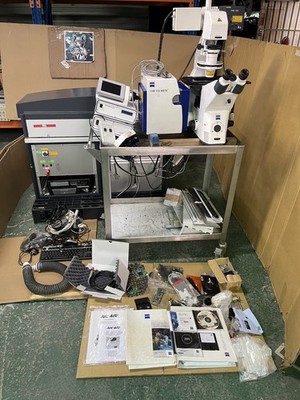 Zeiss LSM 510 META Confocal Microscope w/ Observer Z1, Lasers ...