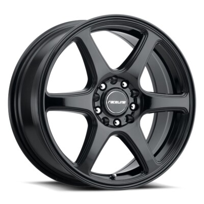 14x5.5 +35 Raceline 146B Matrix 5x100,5x114.3 Gloss Black Wheels (Set ...