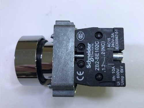 XB2BA42C Schneider Momentary Red Push Button Switch (ZB2-BZ102+ ZB2 ...
