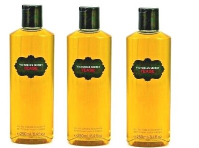 lot of 3 VICTORIAS SECRET OIL TO CREAM CLEANSER TEASE You Pick 8.4 oz ...