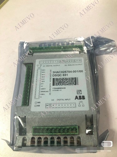 ABB ROBOTICS DSQC651 3HAC025784-001/00 ABB IRC5 Control Cabinet I/O Mod ...