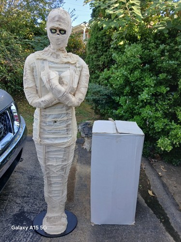 Gemmy MUMMY Life Size Spirit Halloween Prop WORKS GREAT | eBay