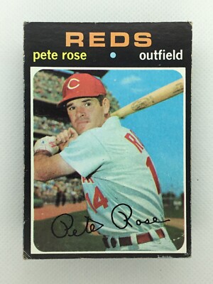 1971 Topps Pete Rose Cincinnati Reds 100 Low Grade HOF Hit King | eBay