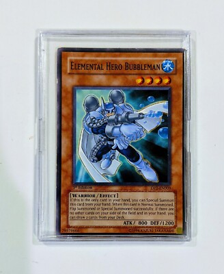 Elemental Hero Bubbleman DP1-EN009 Yu-Gi-Oh! TCG Card LP 1st Edition | eBay
