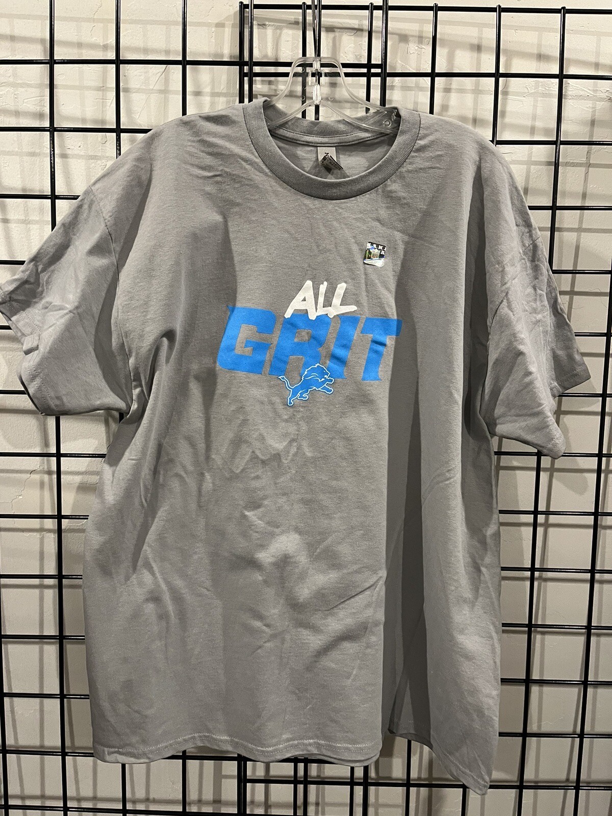 Officials of Detroit Lions Authentic Ford Field “All Grit” Cotton Tee ...