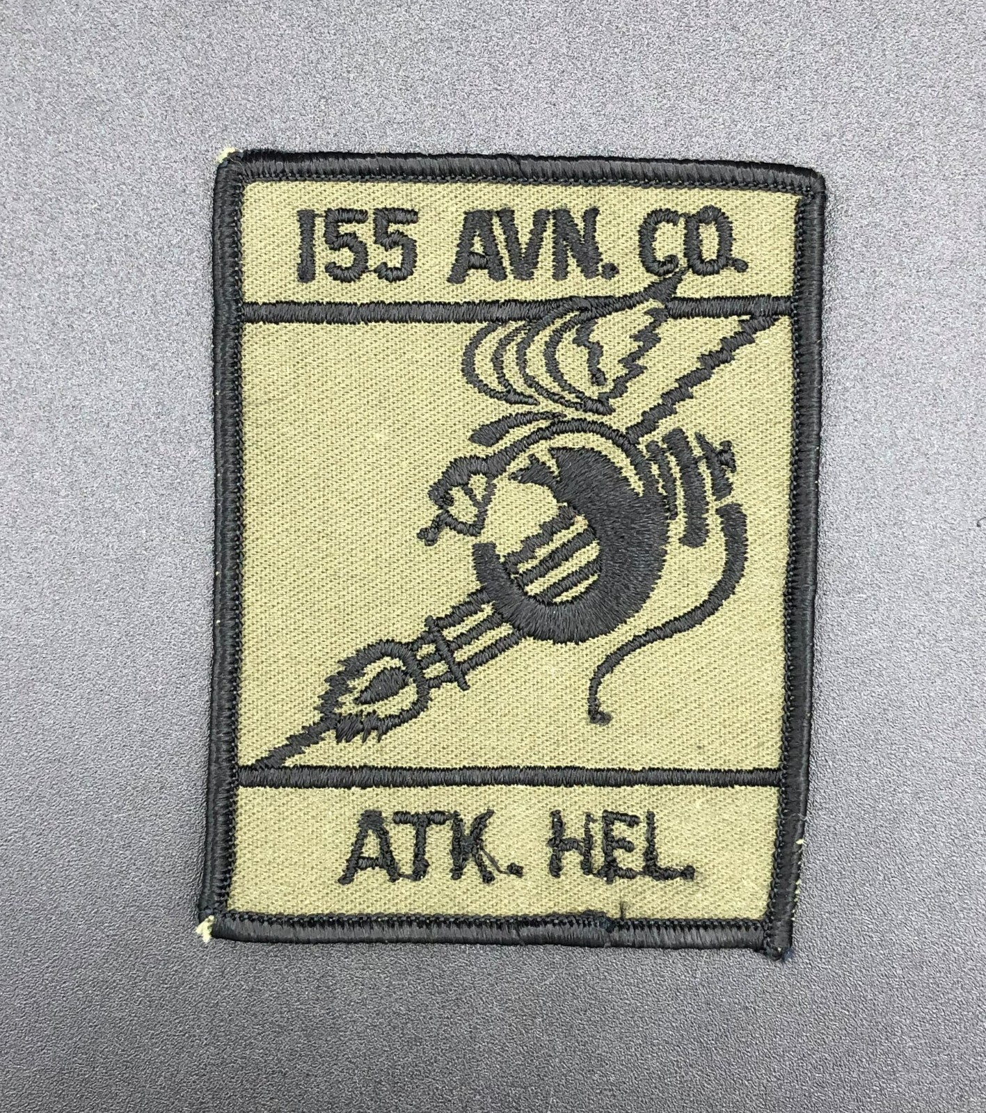 155 AVN Co ATK HEL OD Green Army Aviation Unit Patch OIF OEF | eBay