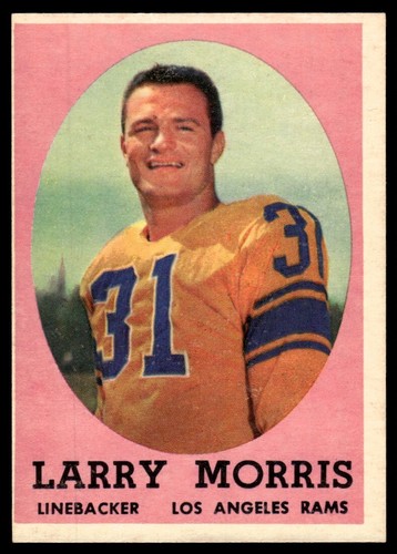 1958 Topps Larry Morris Los Angeles Rams #50 | eBay