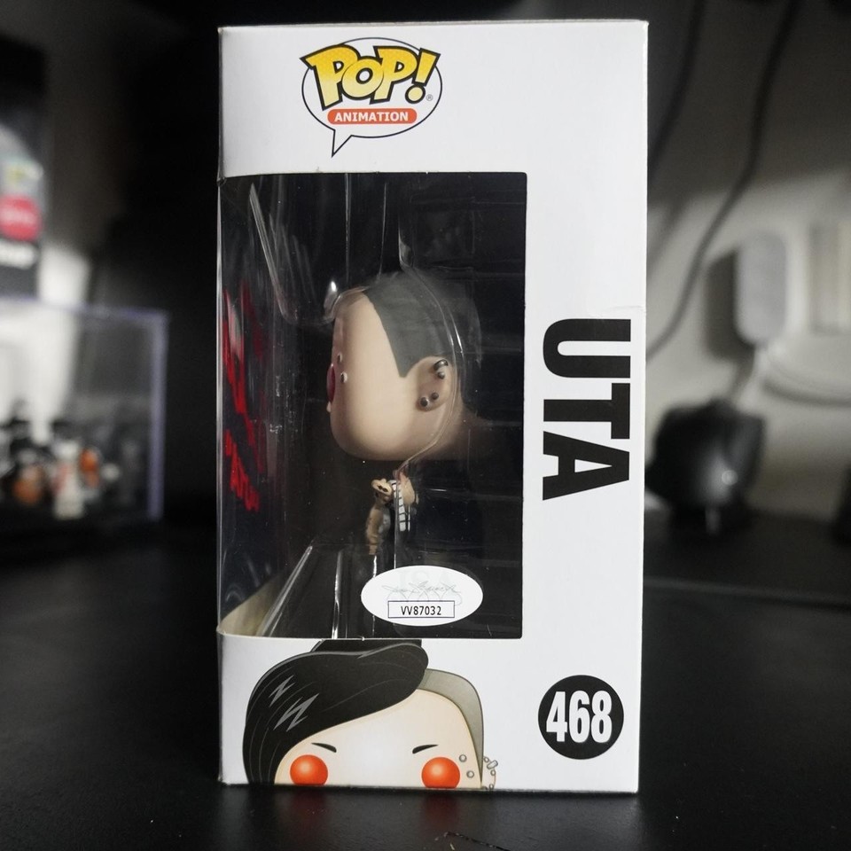 Funko Pop! Tokyo Ghoul Uta Signed by English Dub VA Aaron Roberts #468 ...