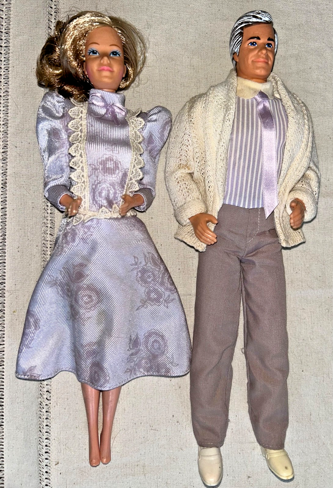 Mattel 1986 THE HEART FAMILY Barbie Grandma & Grandpa Grandparents ...